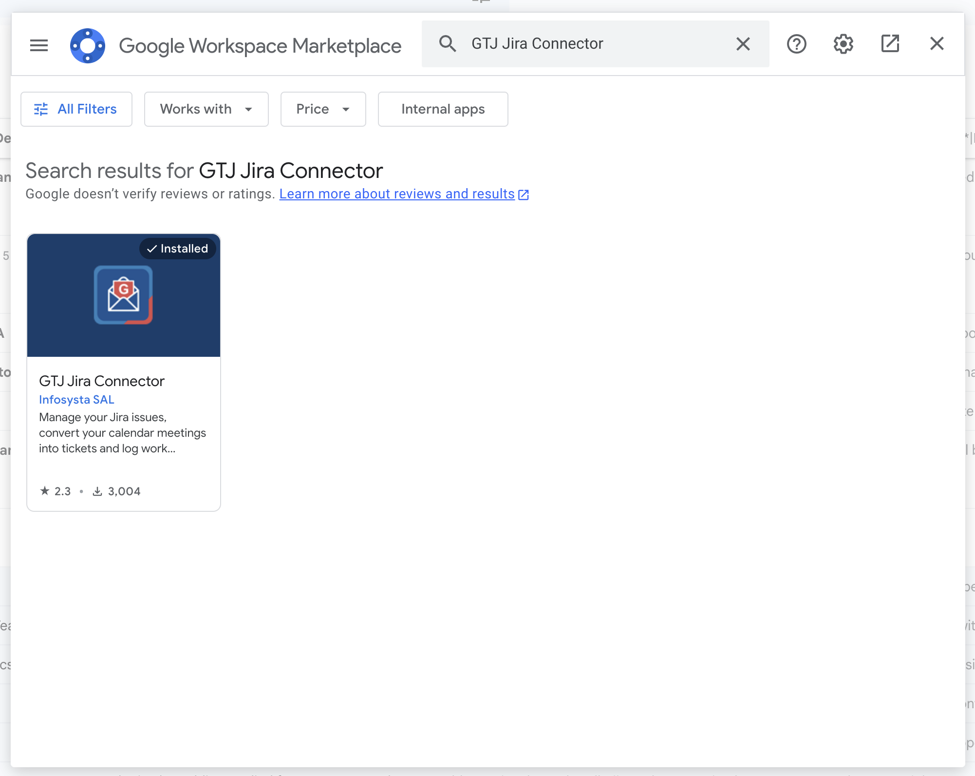 How to Install GTJ Jira Connector (Google Workspace Add-on) - Google To Jira - GTJ - Infosysta ...